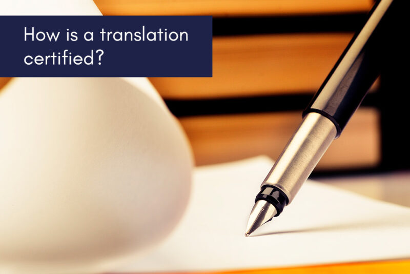 Know the difference - Certified vs notarized translation
